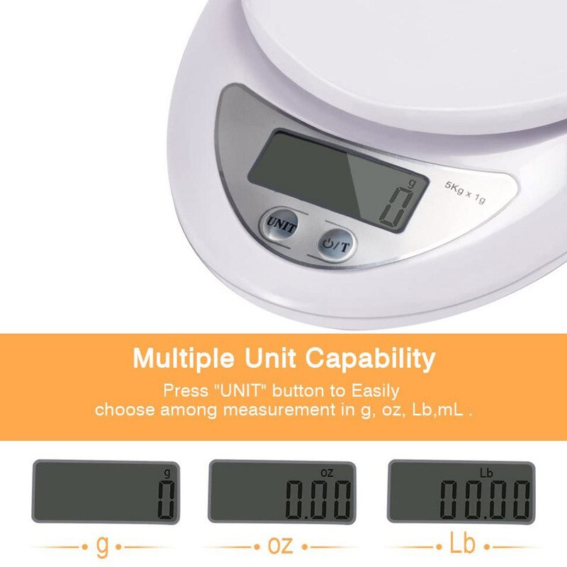 5kg / 1g Portable Digital Scale LED Electronic Sca... – Grandado