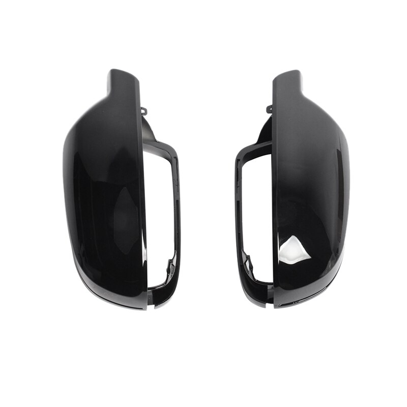 Left Right Gloss Bright Black Rearview Wing Mirror... – Grandado