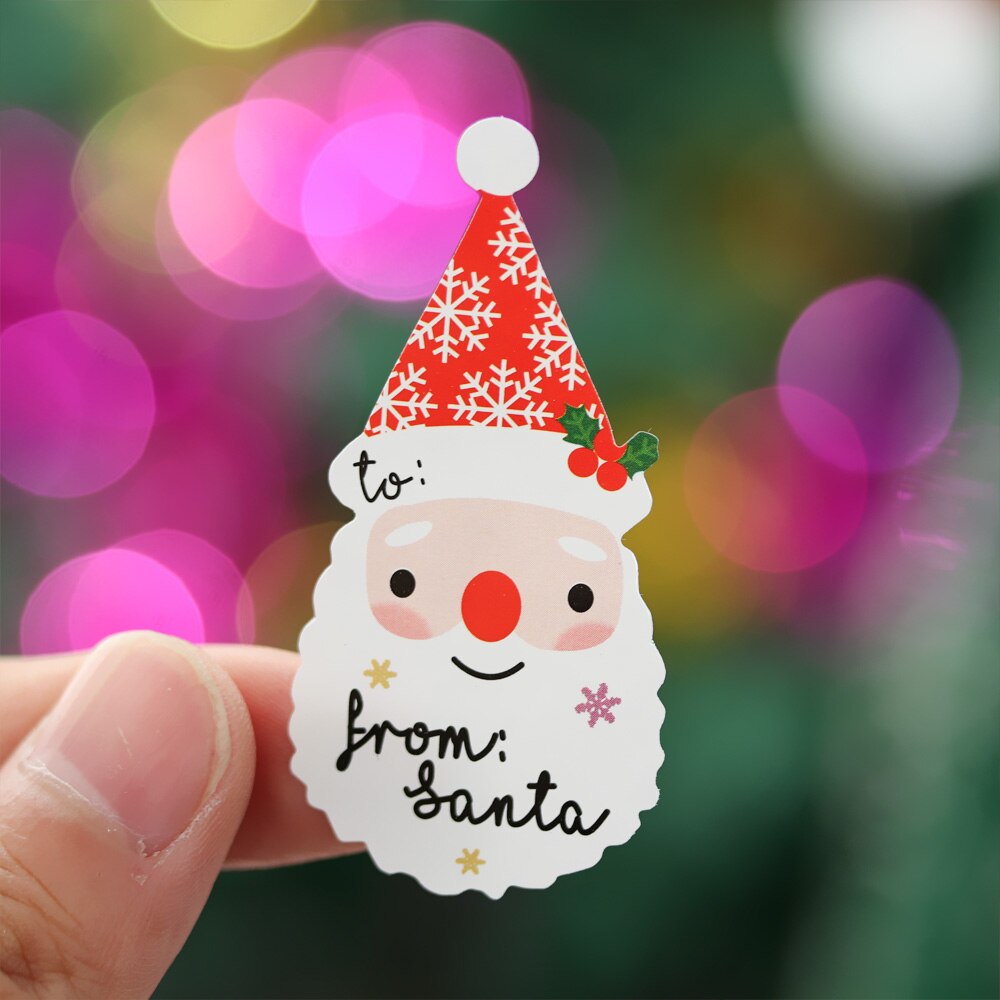 1Sheet Tag Stickers Christmas Name Labels for Fest... – Vicedeal
