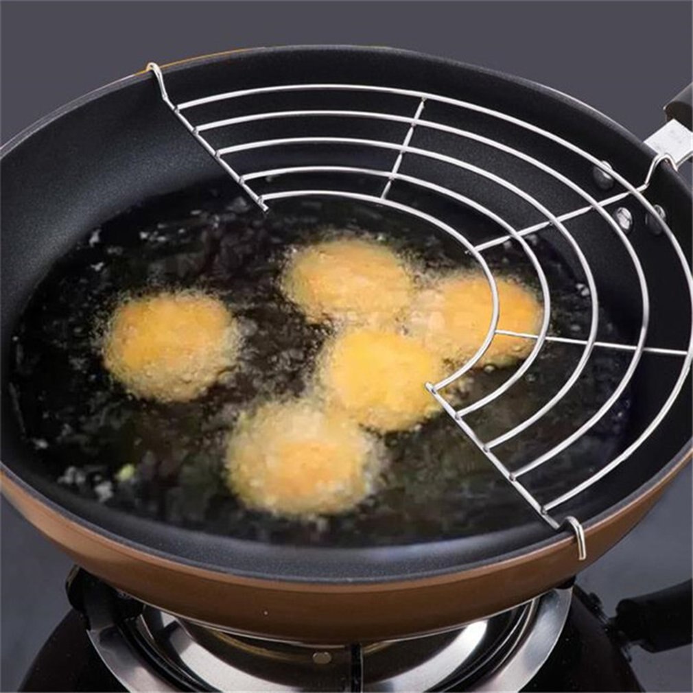 Stainless Steel Oil Draining Rack Pot Steamer Fryi... – Vicedeal