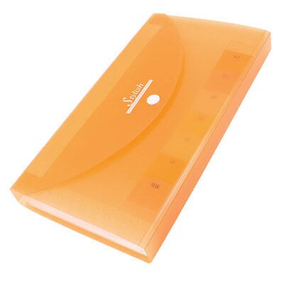 Button Closure 13 Pocket Plastic Cover Bill Ducume... – Vicedeal