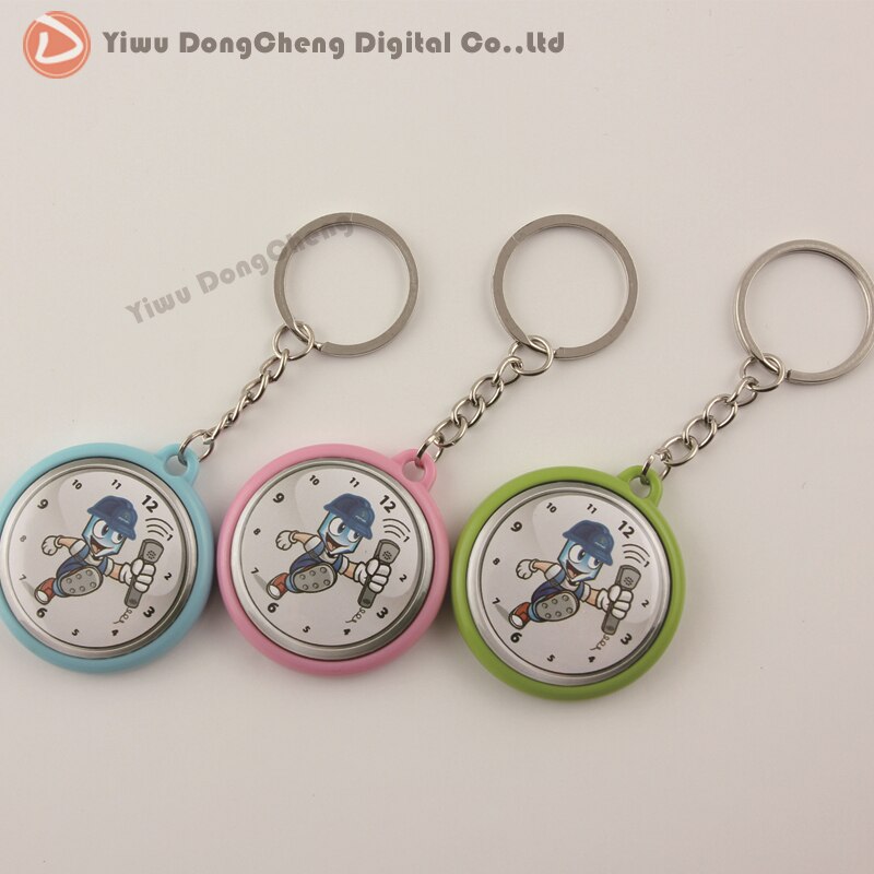 Double-side 25mm 32mm 37mm colorful button keyring... – Grandado