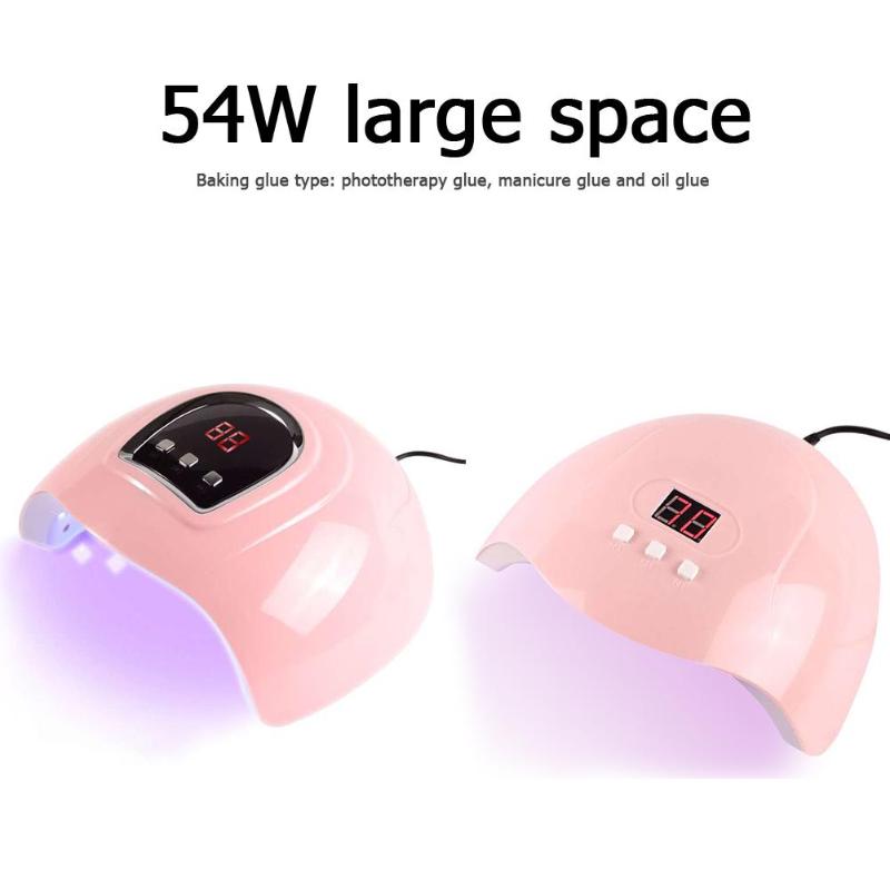 54W Nail Dryer Uv Lamp Led Lamp Voor Nagels Met 18... – Vicedeal