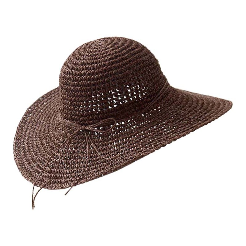 Style Straw Sun Hat Pastoral Style Wide Brim Anti-... – Vicedeal