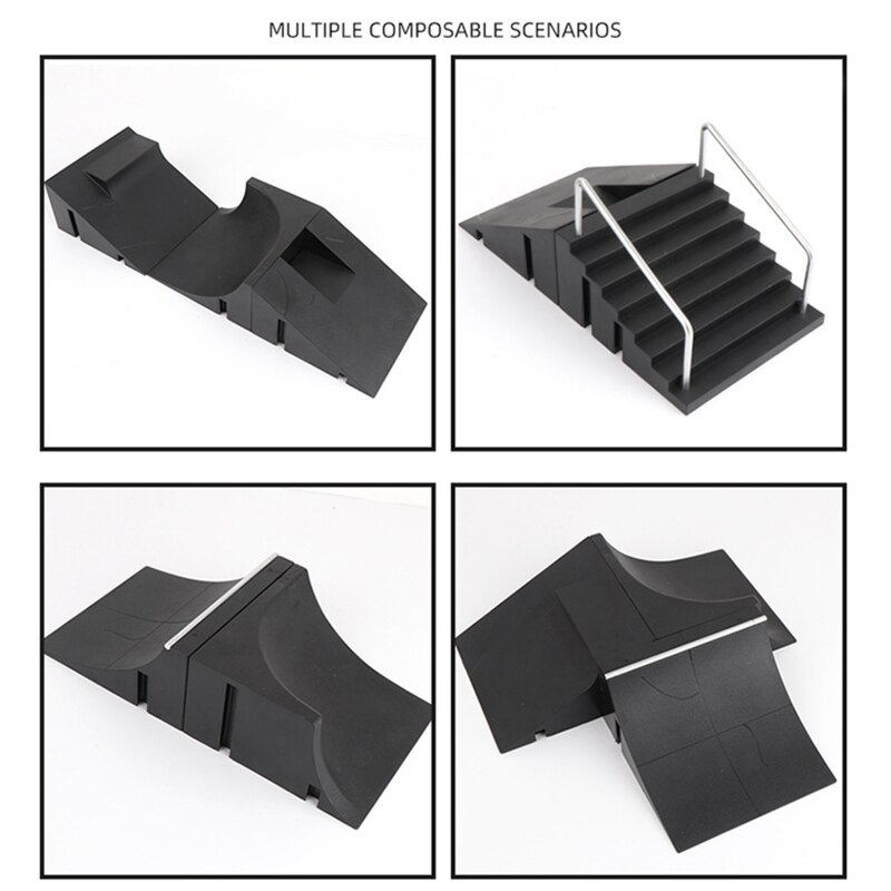 Premium Fingerboard Rail Park Stair Kit Stairs Min... – Grandado