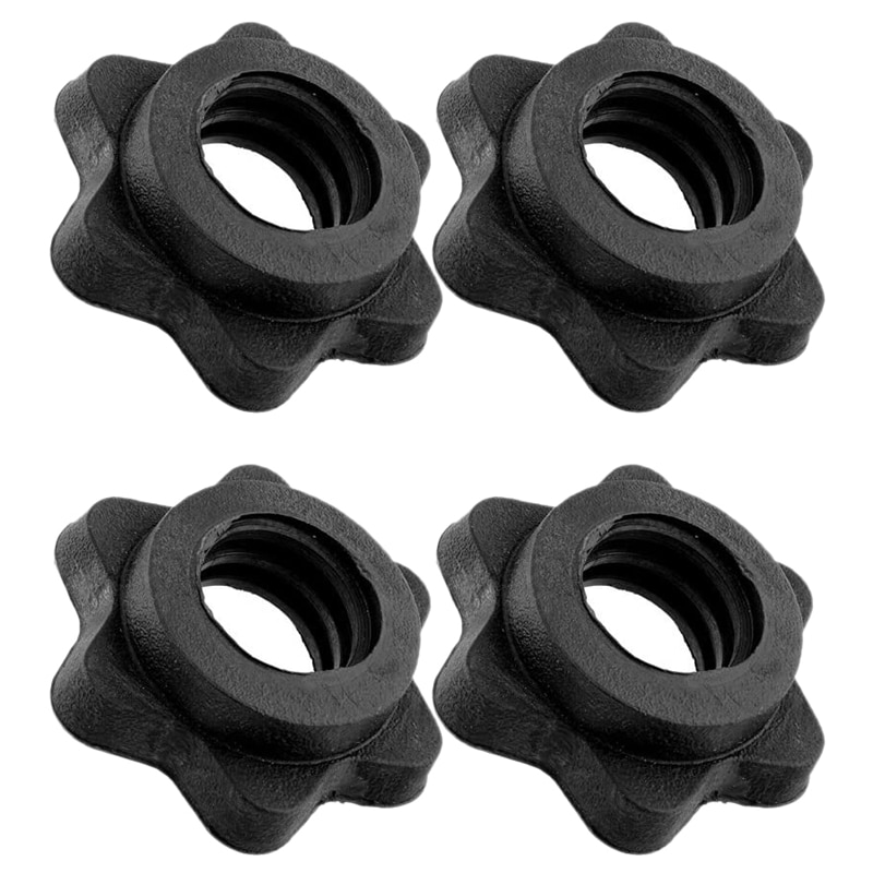 2 Pairs Dumbbell Hex Nut,Dumbbell Rod Nut,Spinlock... – Grandado