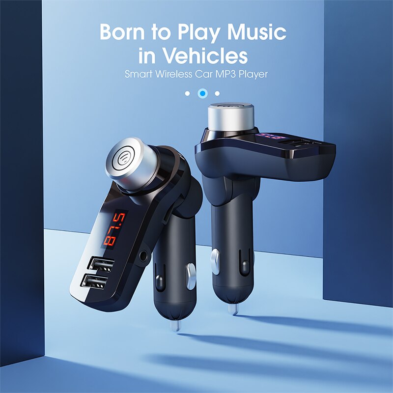 Kit de manos libres para coche, transmisor FM, rep... – Grandado