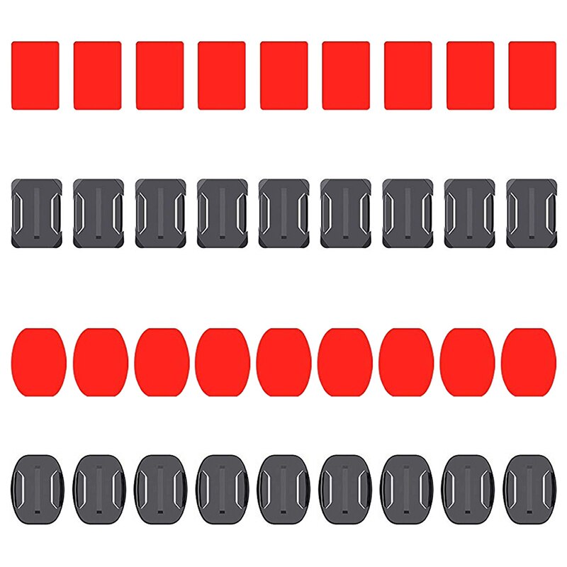 Flat Curved Adhesive Mounts Sticker Mount for GoPr... – Vicedeal