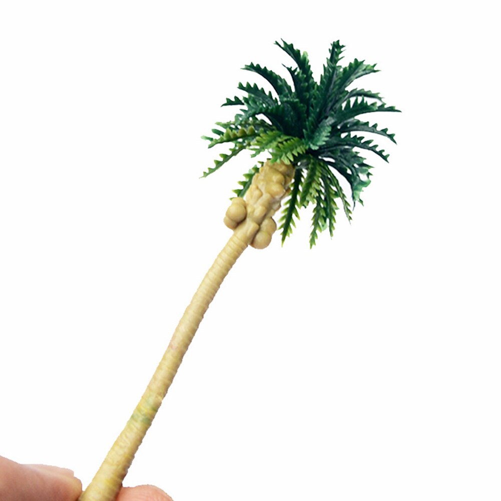 10Pcs Mini Artificial Coconut Palm Trees Model DIY... – Vicedeal
