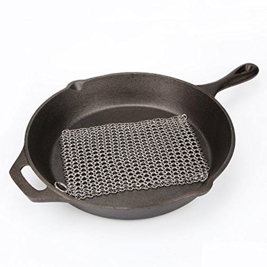 Cast Iron Cleaner Stainless Steel Chainmail Kitche... – Grandado