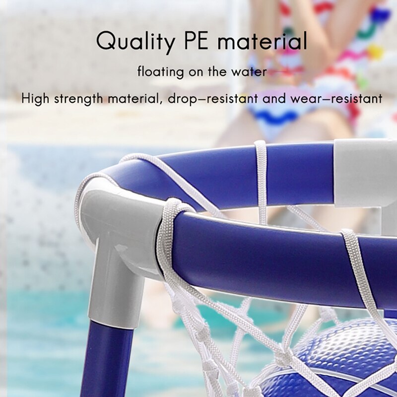 Pool Basketball Hoop Set By Orange/Blue - Inflatab... – Grandado