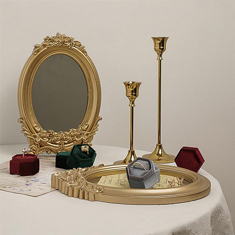 1Pc Photography Prop Decorative Mirror Vintage Mir... – Grandado