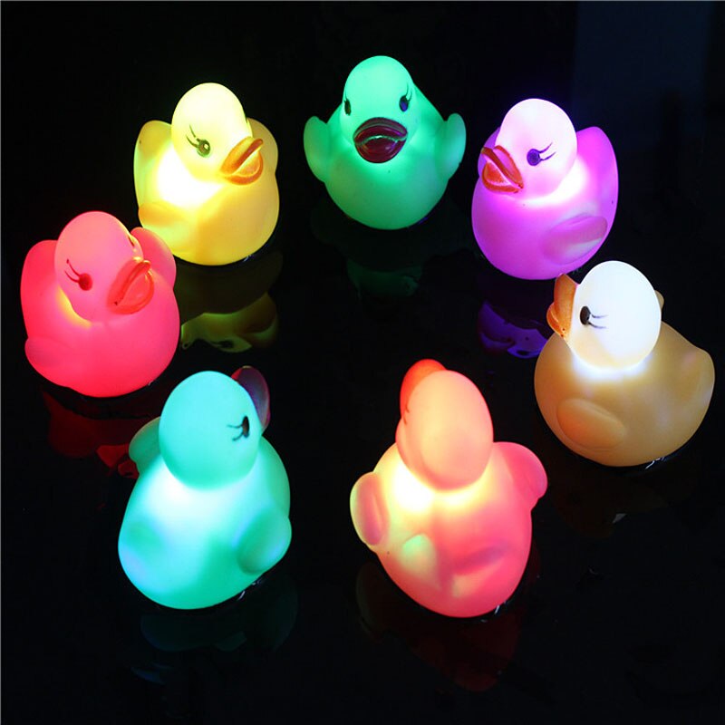 Plastic Cartoon Water-sensing Glowing Duck Baby Ki... – Grandado