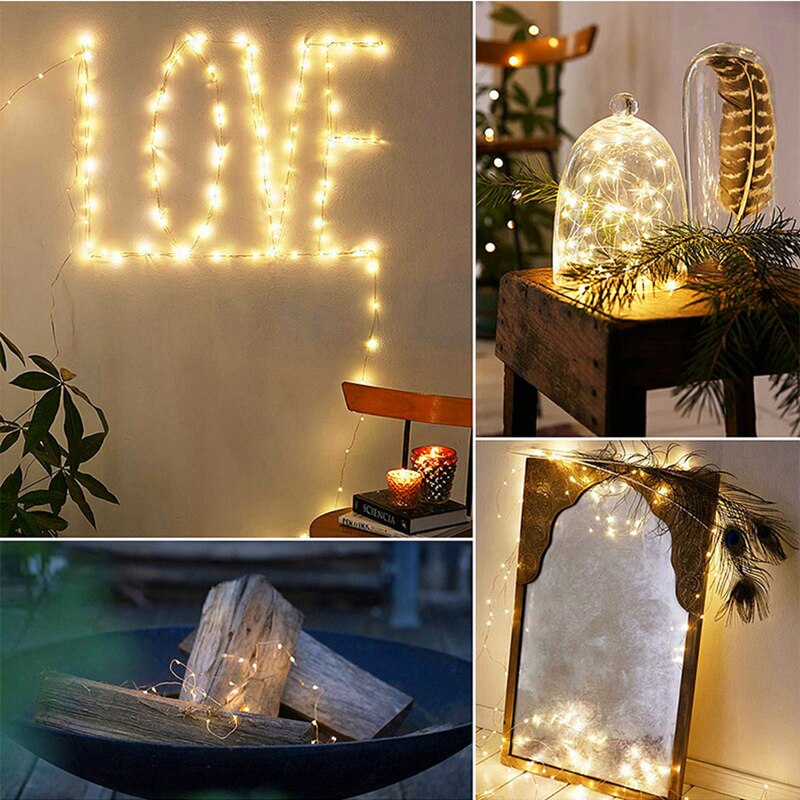 LED 2M Copper String Lamp Starry Beads DIY Fairy L... – Vicedeal