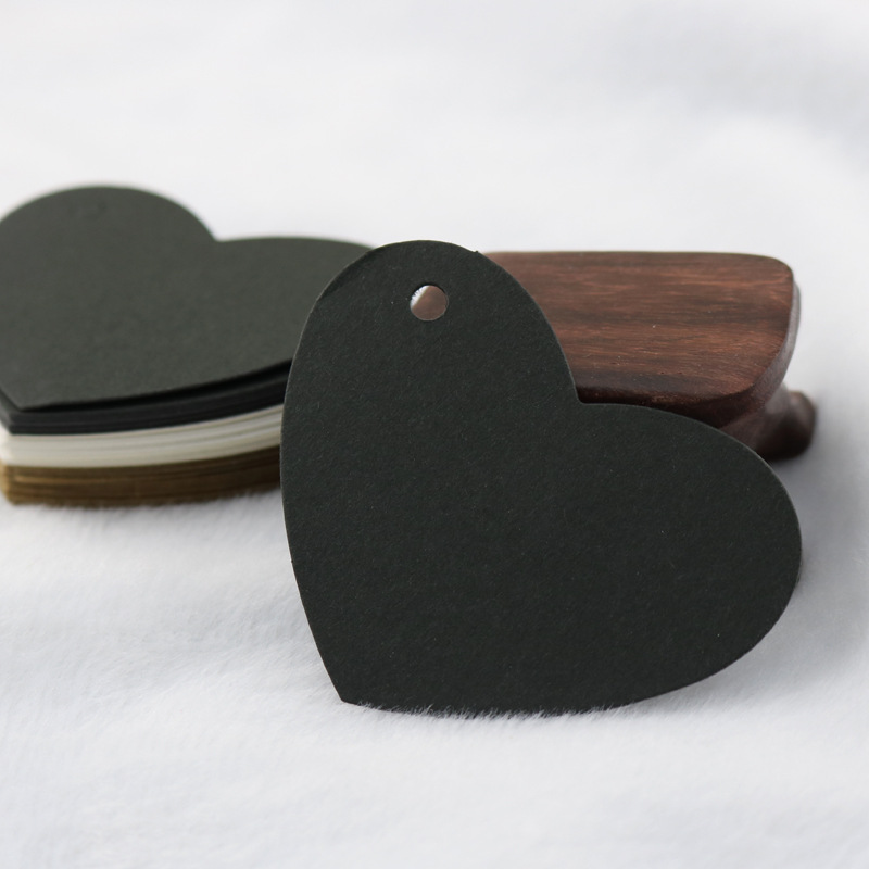 100PCS Heart shape Kraft Paper Hang Tags Wedding P... – Vicedeal