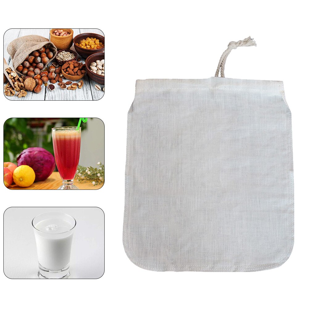 Reusable Nut Milk Filter Bag Food Grade Organic Co... – Grandado