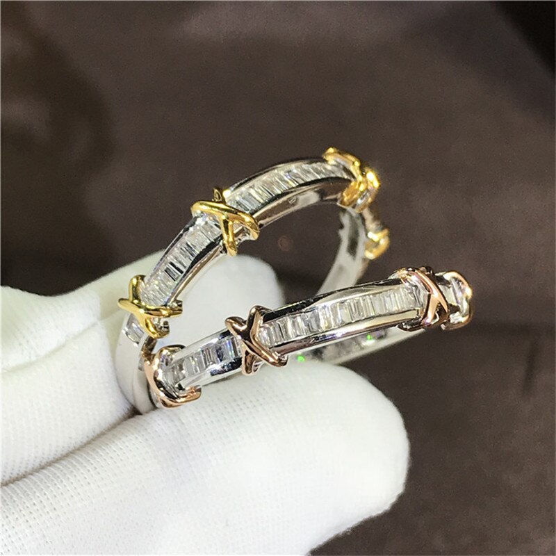 Choucong Over Belofte Vinger Ring 100% Echt 925 St... – Grandado