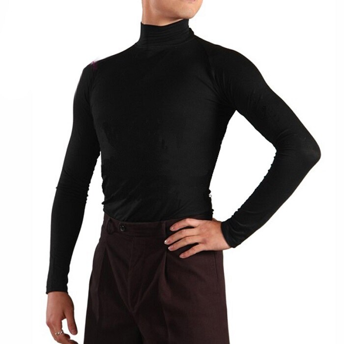 Latin Dance Tops Men'S Ballroom Practice Wear Long... – Vicedeal