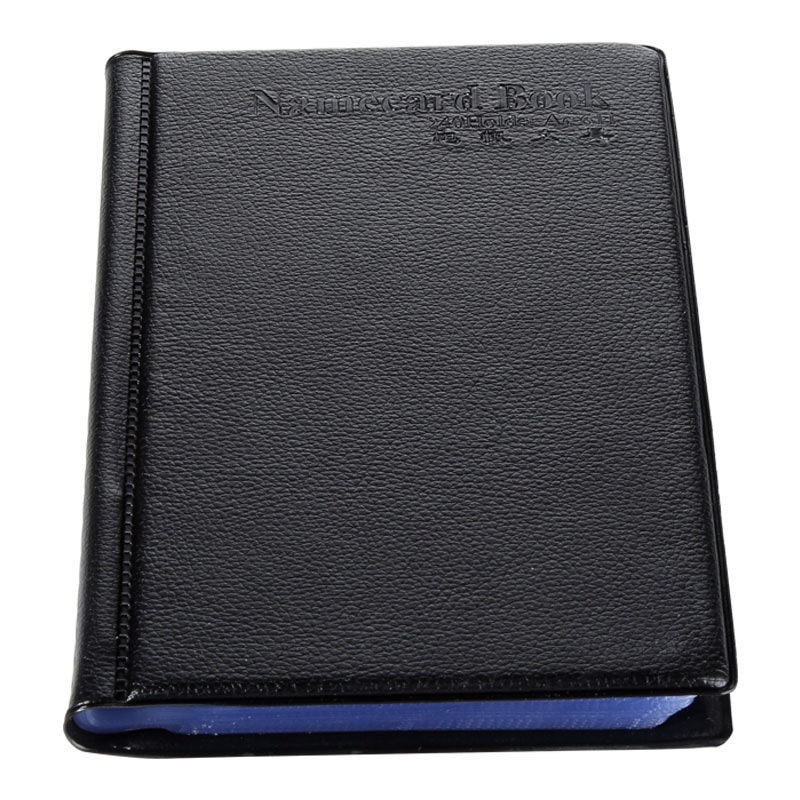 gr si Leather Business Card Book Large-Volume Busi... – Vicedeal