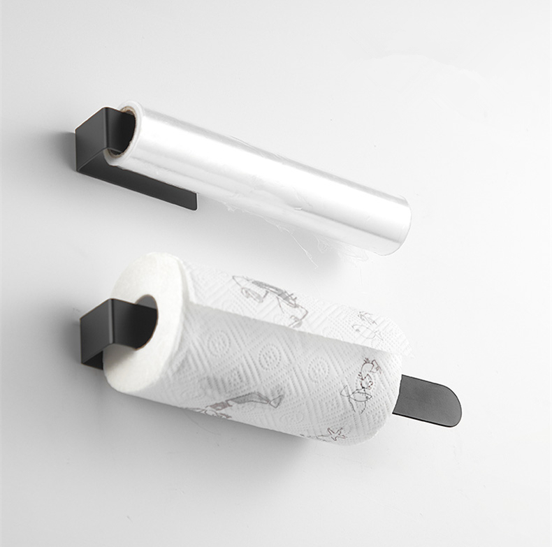 Nail Gratis Toiletrolhouder Rvs Zwart Roll Papier ... – Grandado