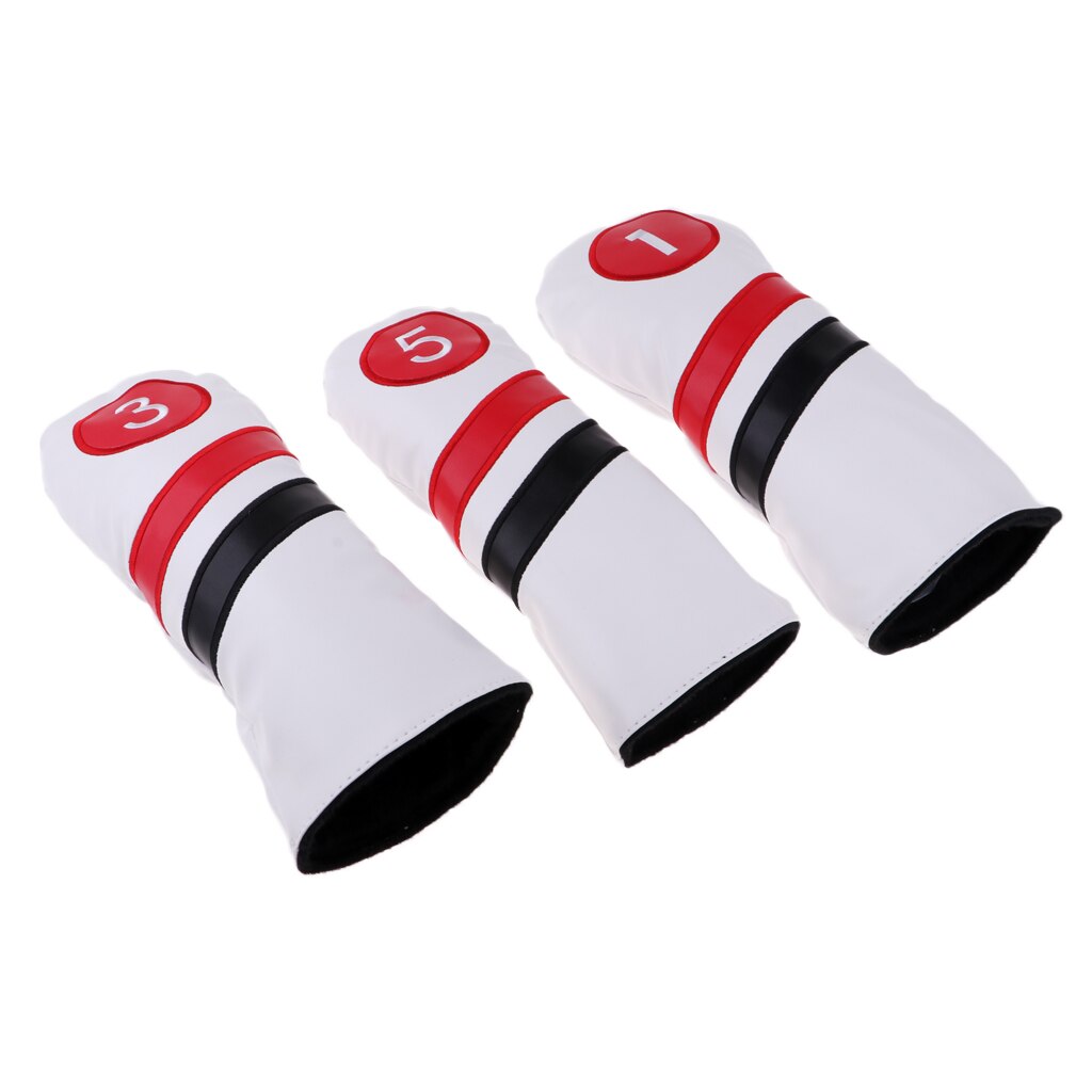 Waterproof PU Golf Head Covers #1 Driver #3 #5 Fai... – Vicedeal