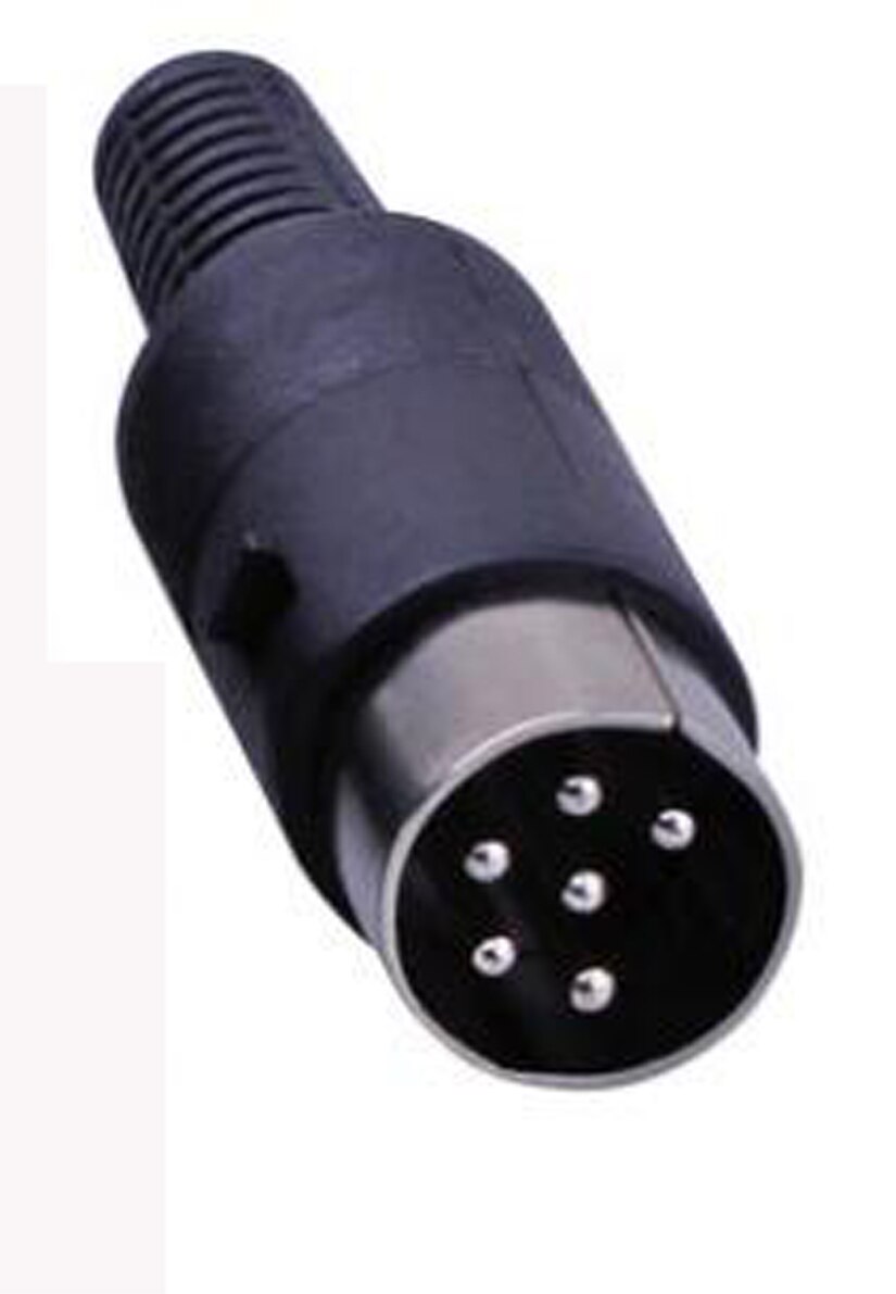 12pcs DIN Male Plug Cable Connector 6 Pin – Grandado