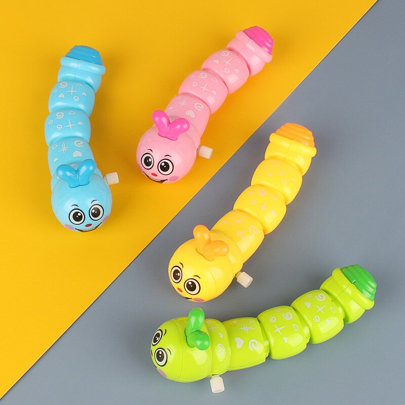 1 Pieces Cartoon Caterpillar Wind Up Toys Baby Fun... – Grandado