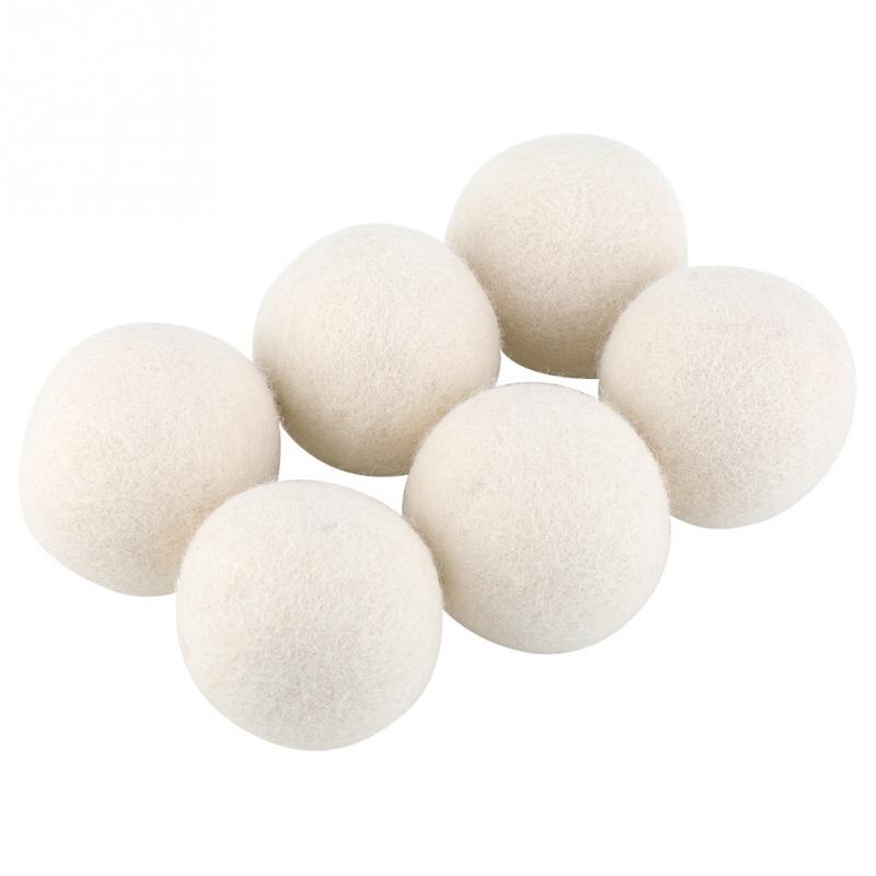 6Pcs 6cm Natural Wool Dryer Balls Water Absorption... – Grandado