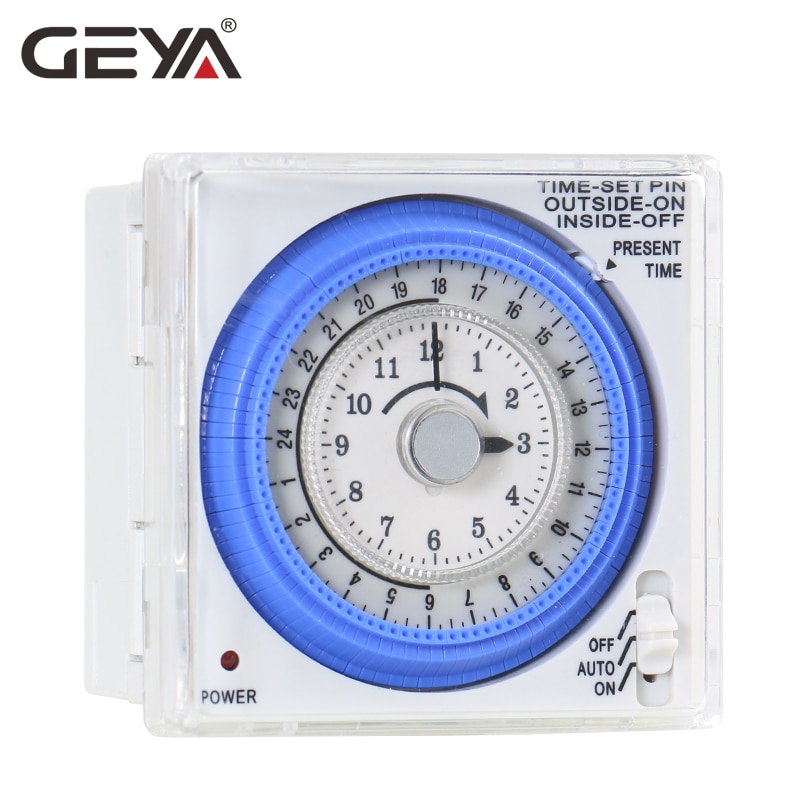 GEYA TB37 Mechanical Din Switch Timer 220V 15 Minu... – Grandado