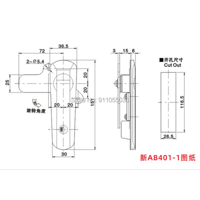 AB403-1 AB402-1AB401-1 Foundation Box Lock Apparat... – Grandado
