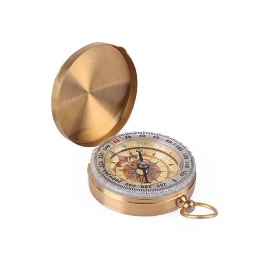 Compass Outdoor Camping Compasses Copper Shell Com... – Vicedeal