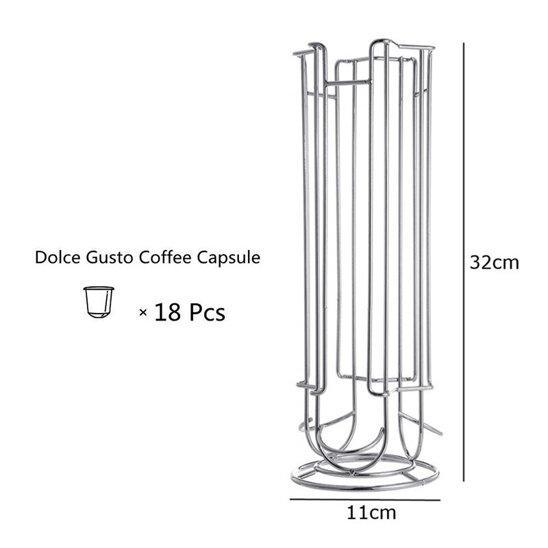 Nützliche Metall Kaffee Pods Halter Eisen Chrom Üb... – Vicedeal