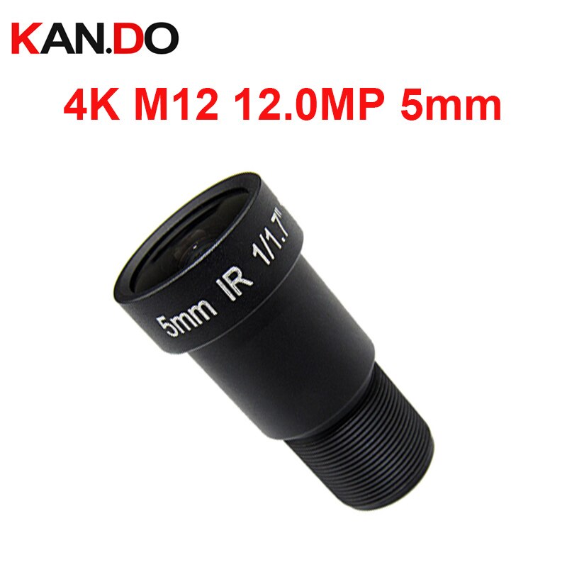 m12 4k lens 12MPl 5mm Lens 4K Lens 1/1.7" CCTV MTV... – Grandado
