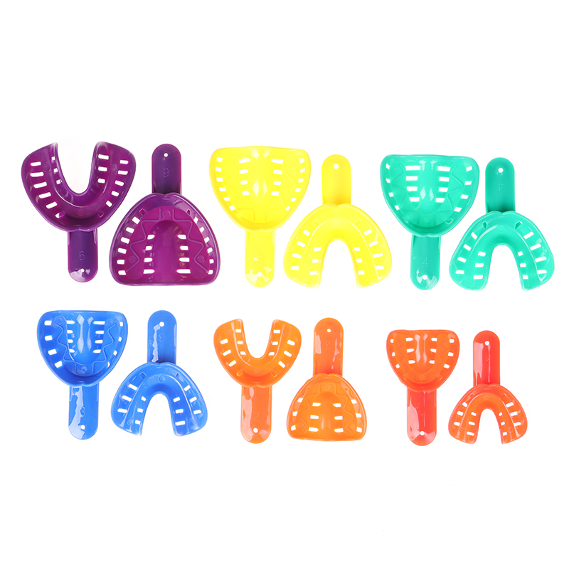 12 Pcs/Set Plastic Teeth Holder Trays Dental Impre... – Vicedeal