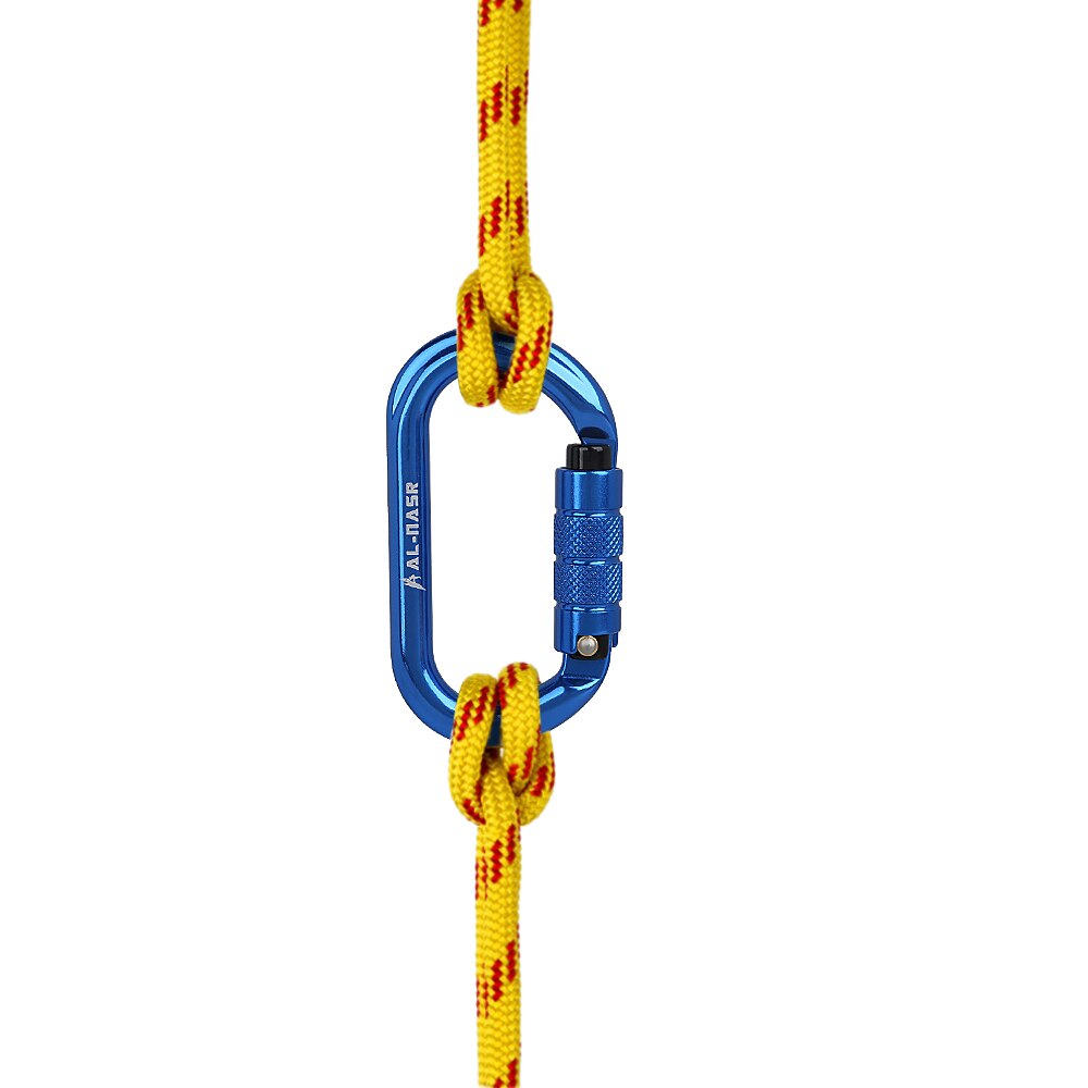 25KN Climbing Carabiner Aluminium Alloy Screw Lock... – Grandado