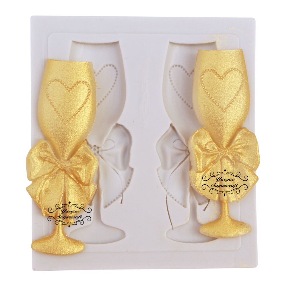 Yueyue Sugarcraft Champagne silicone mold fondant ... – Grandado