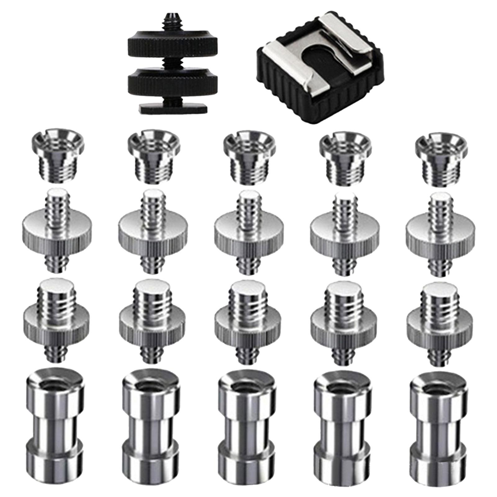 22x Camera Mount Screw Kit 1/4 Inch And 3/8 Inch f... – Grandado