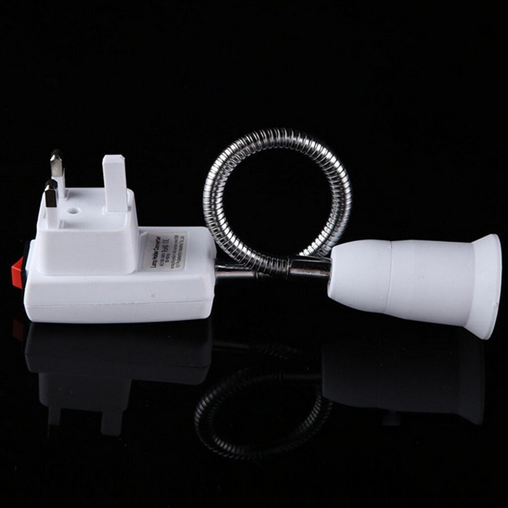 E27 To UK Plug Bulb Base Adaptor LED Halogen Light... – Grandado