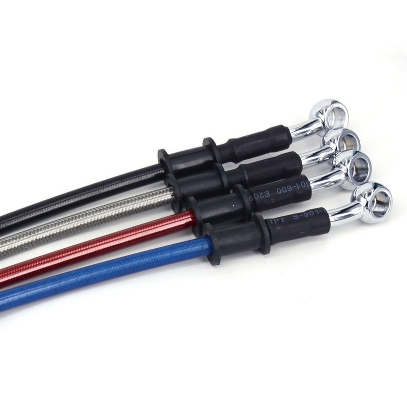 Motorcycle Braided Brake Clutch Oil Hoses Lines Pi... – Vicedeal