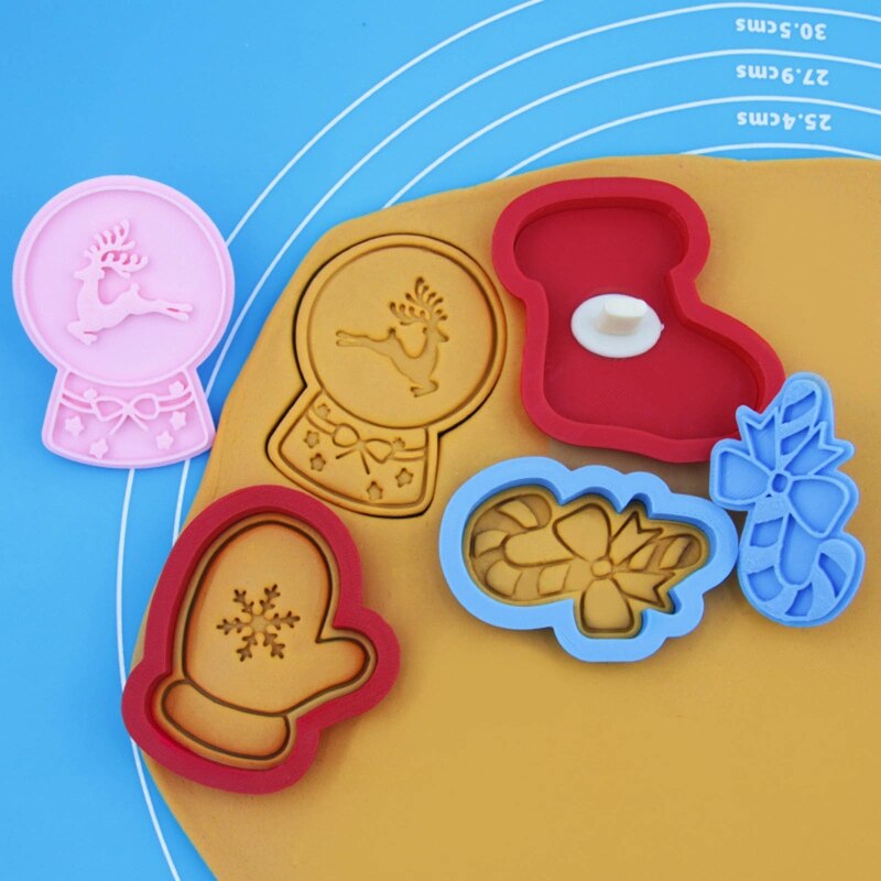 Christmas Style Cookie Cutter Biscuit Mold Santa C... – Grandado