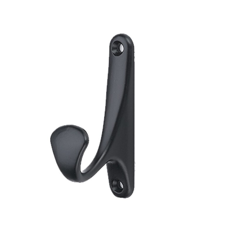 Golden hook single hook simple black wall coat hoo... – Vicedeal