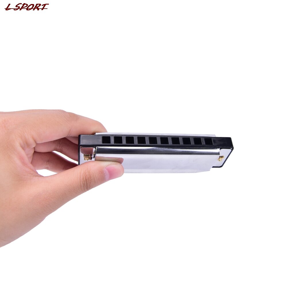 Diatonic Harmonica 10 Holes Key Of C Silver Color ... – Vicedeal