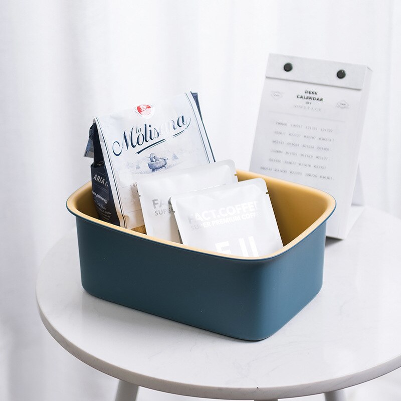 Tabletop collection basket desk stationery collect... – Vicedeal