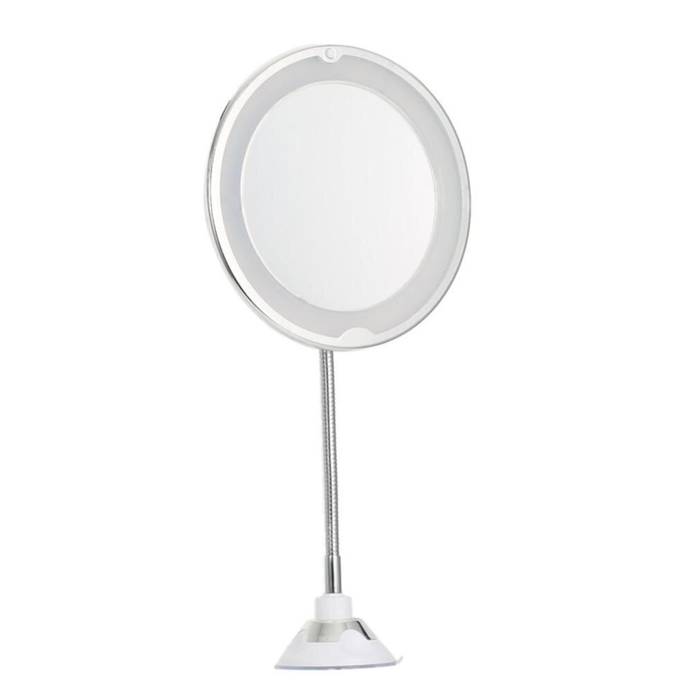 White Round Flexible Illuminated Makeup Mirrors 10... – Grandado