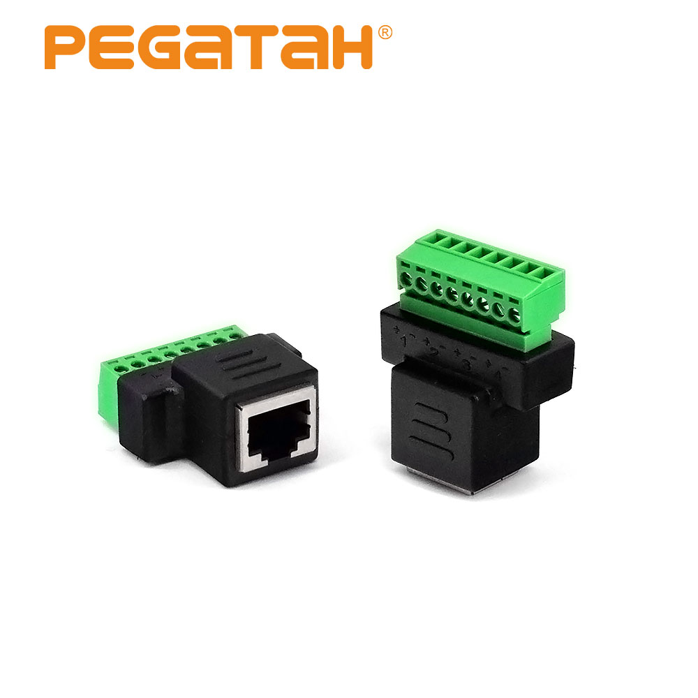 Dc Connector RJ45 Soldeervrije Groene Terminal RJ4... – Vicedeal