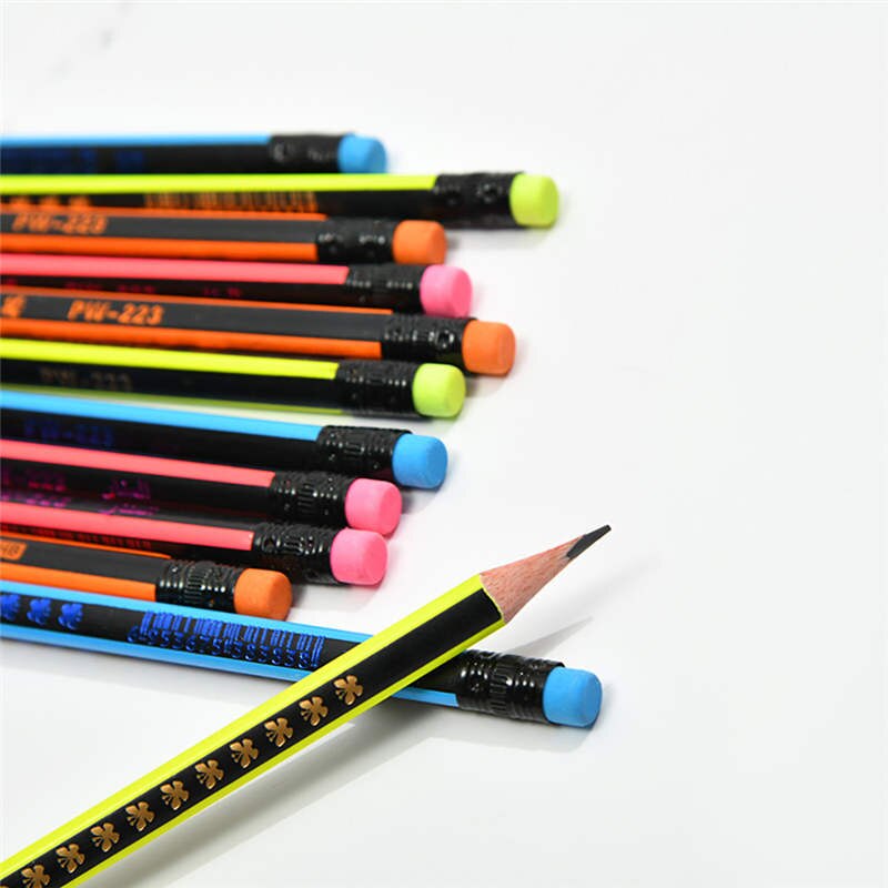 EZONE 12PCS HB Pencils With Eraser HB Writing Lear... – Vicedeal