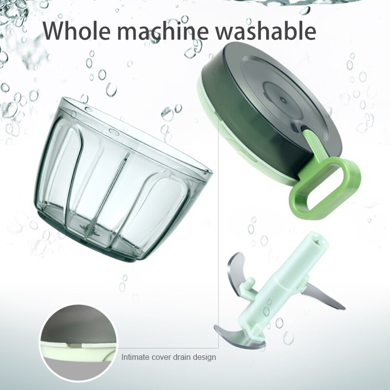 KONKA Kitchen Pulling Manual Food Rope Processor S... – Vicedeal