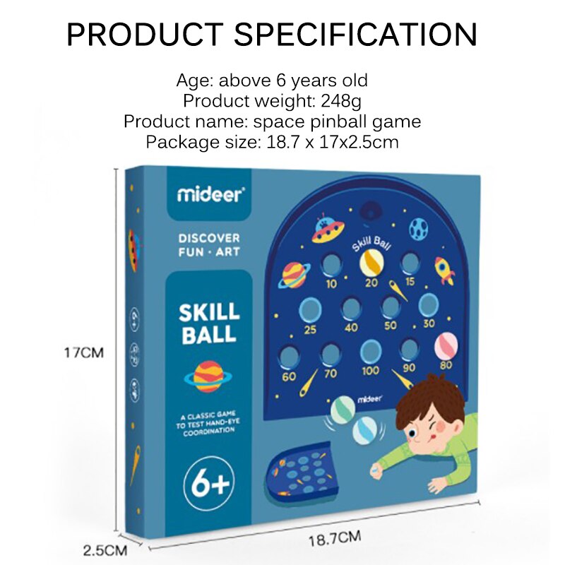 Space Marbles Toys For Kids Desktop Puzzle Skill B... – Grandado