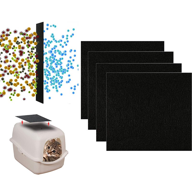 Charcoal Cats Litter Box Replacment Filter Hooded ... – Vicedeal