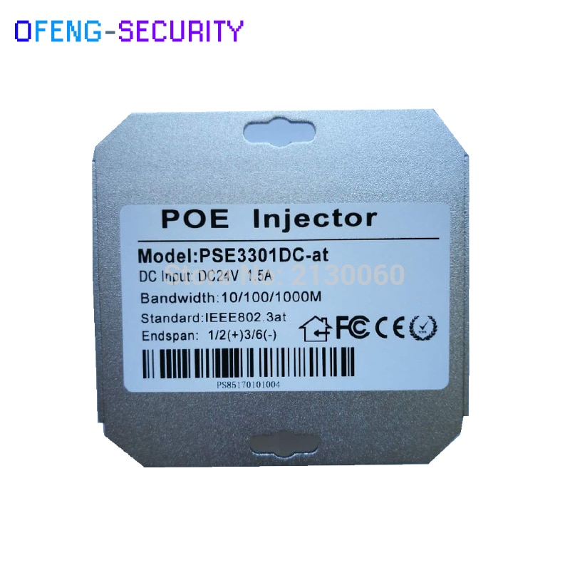 POE injector rj45 poe single port 2x Gigabit RJ45 ... – Grandado